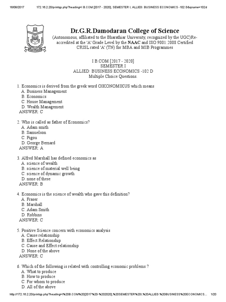 Buiness Economics | PDF | Demand | Monopoly