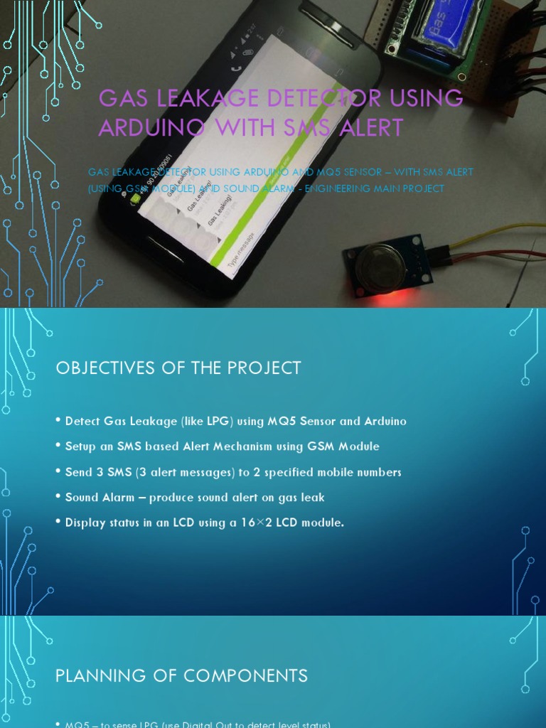 Gas Leakage Detector Using Arduino With Sms Alert 160215122705 ...