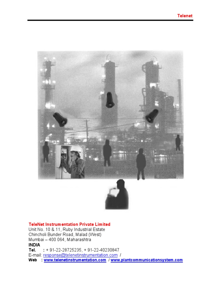 Plant Communication System Catalogue4 PDF | PDF | Loudspeaker | Amplifier