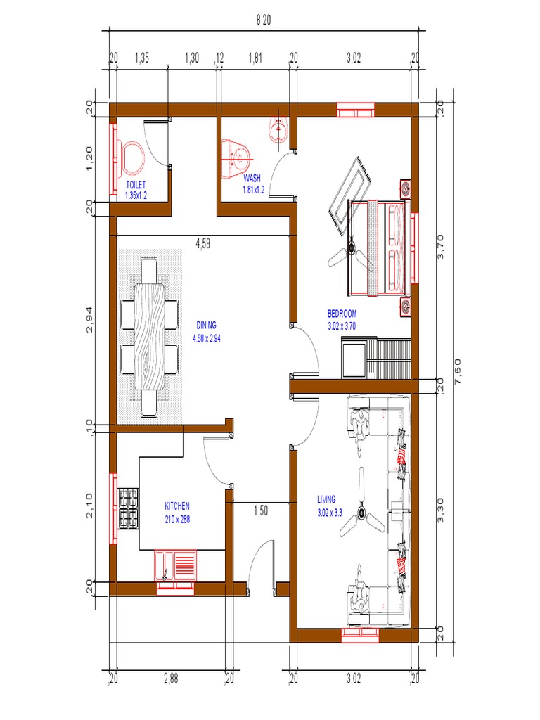 2bhk Layout | PDF