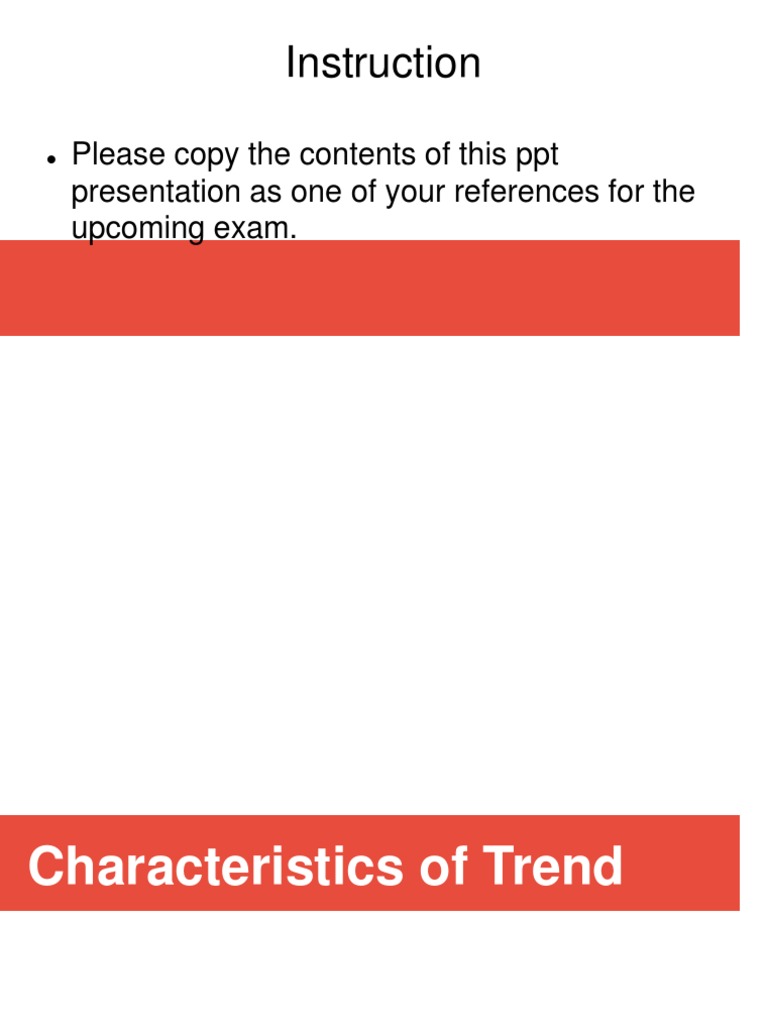 Characteristics of Trends Explained | PDF | Globalization | Strategic ...