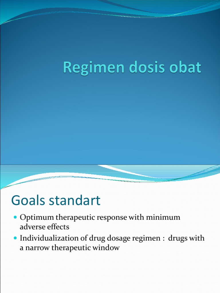Regimen Dosis Obat | PDF