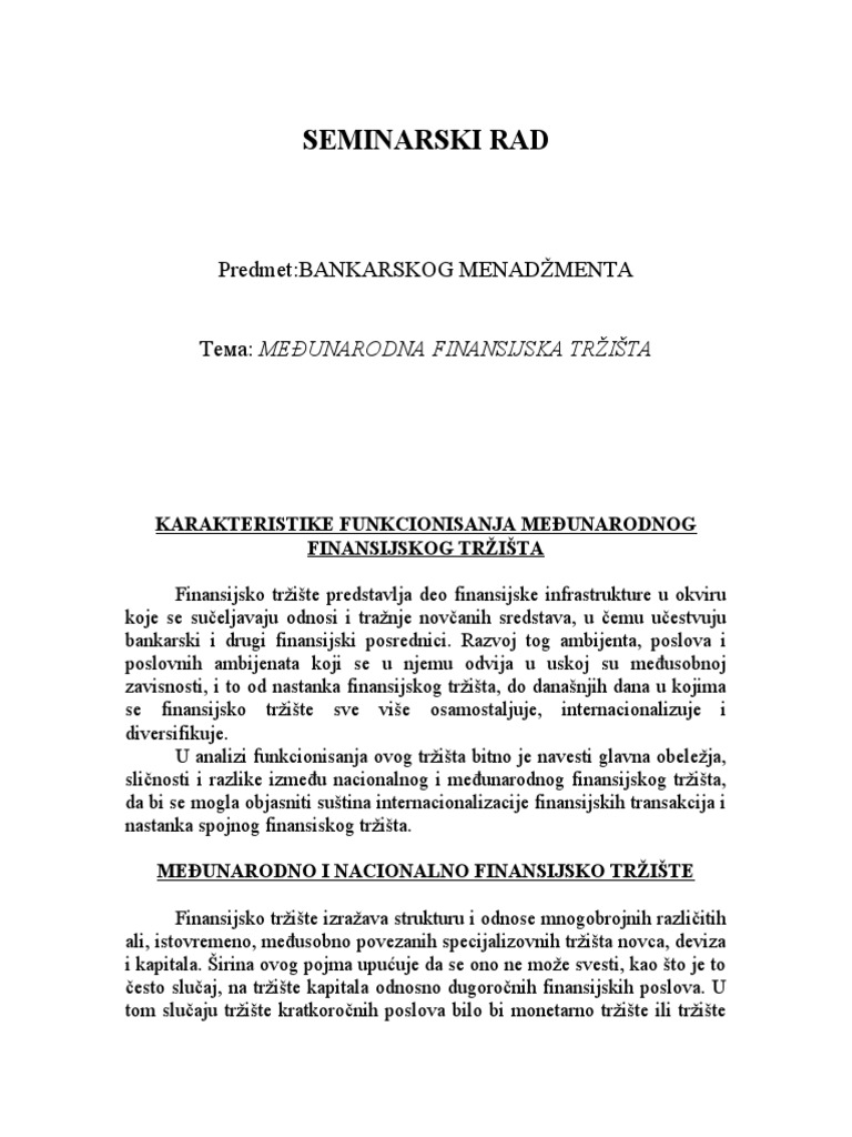 Bankarstvo | PDF