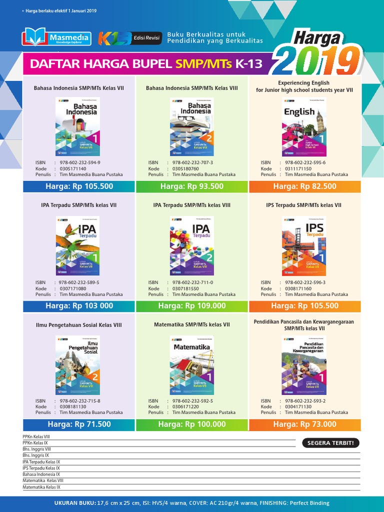 Flayer SMP Harga 2019 | PDF