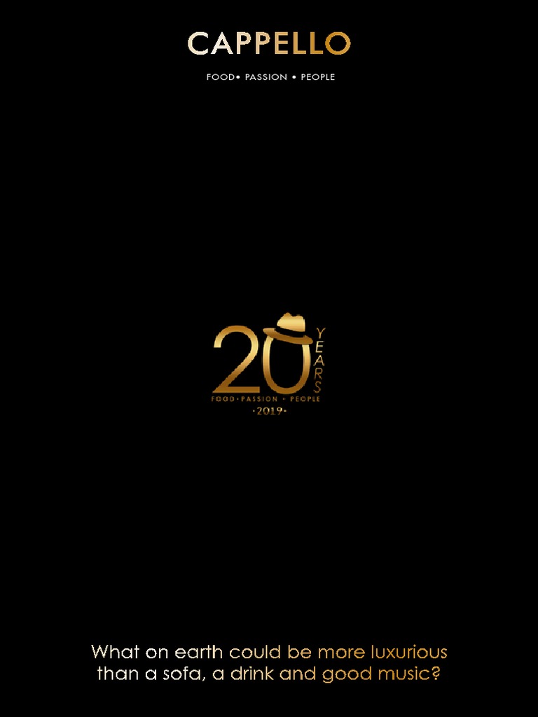 Cappello Food Menu 2018 Web | PDF | Hamburgers | Salad