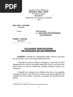 Writ of Execution Sample | PDF