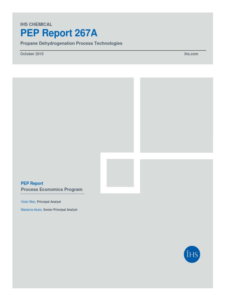 PEP Report 267A: Ihs Chemical | PDF | Catalysis | Chemical Process ...