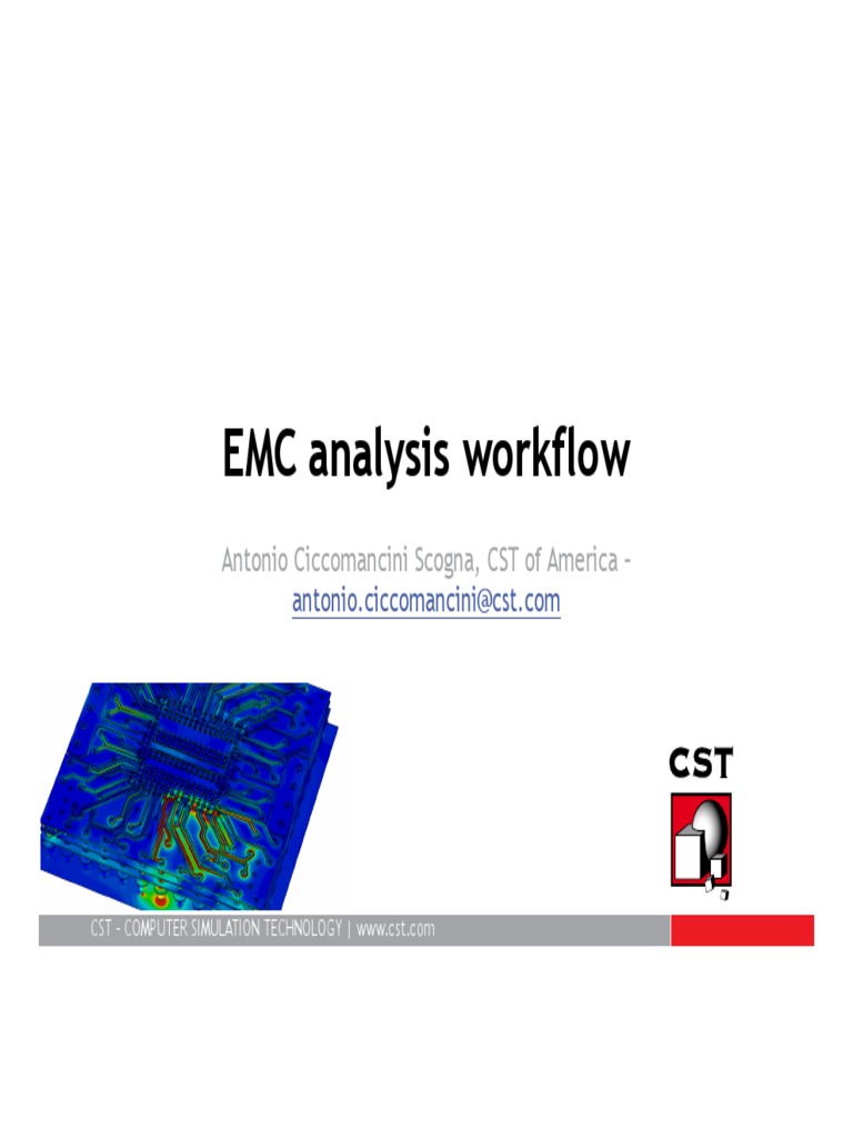 EMC Analysis Workflow | PDF | Electromagnetic Compatibility ...
