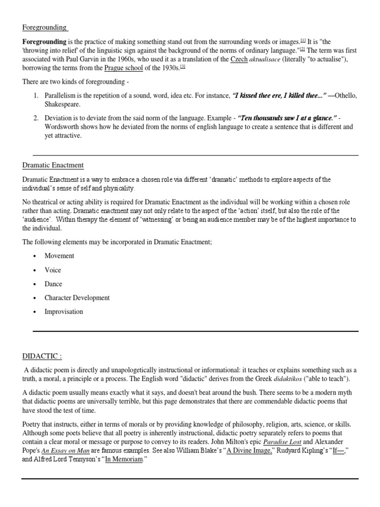 Foregrounding: Foregrounding Is The Practice of Making Something Stand ...