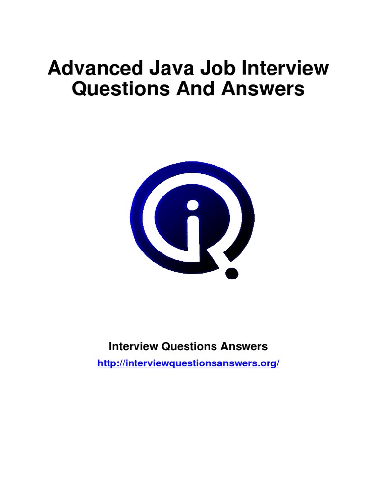 Advanced Java Interview Questions Answers Guide PDF | PDF | Java Server ...