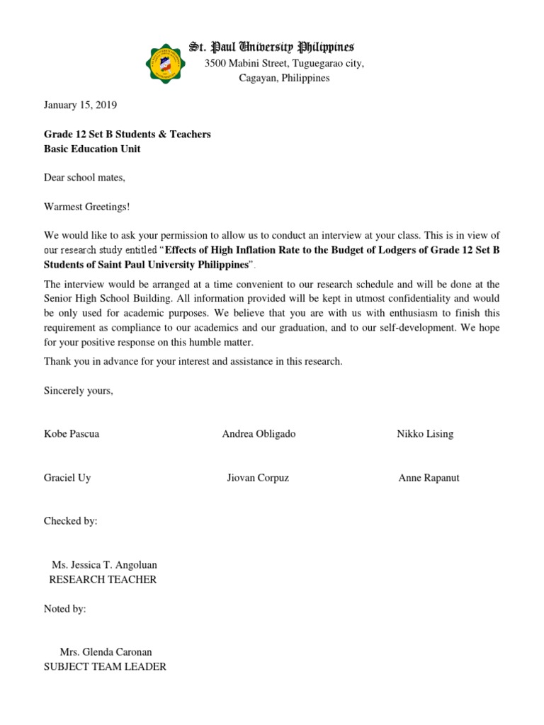 Interview Request for Research Study | PDF