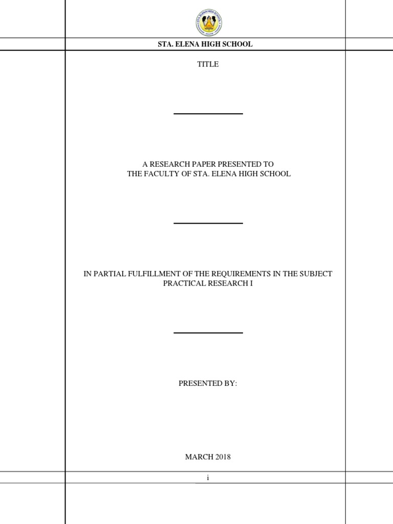 Research Paper Format With Border | PDF | Inquiry | Psychological Concepts