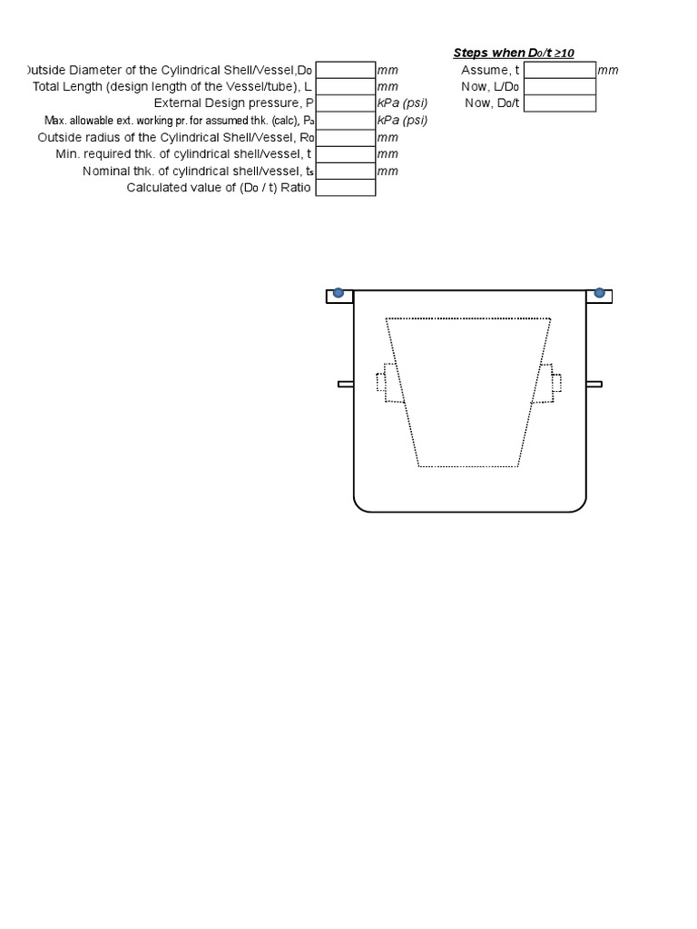 VD Vessel Calc | PDF | Pressure | Physical Quantities