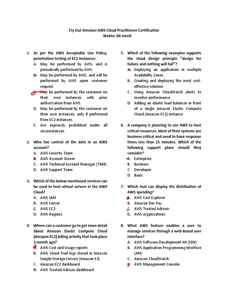 Soal Simulasi Final | PDF | Amazon Web Services | Cloud Computing