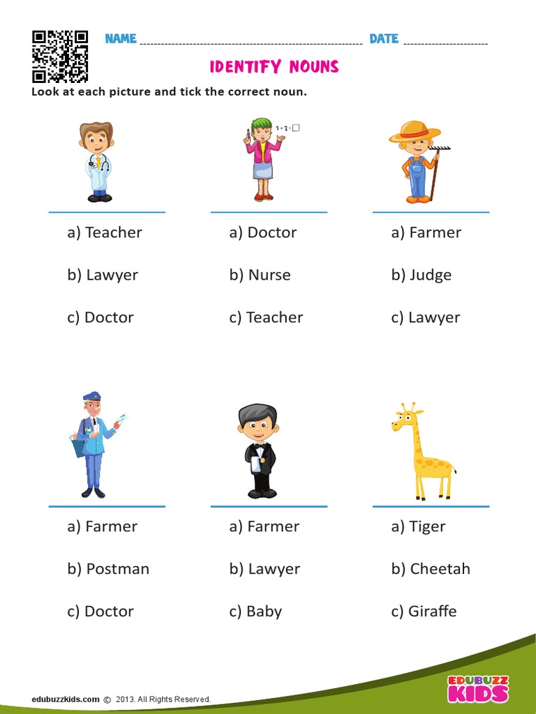 1 Identify-Nouns PDF | PDF | Science & Mathematics