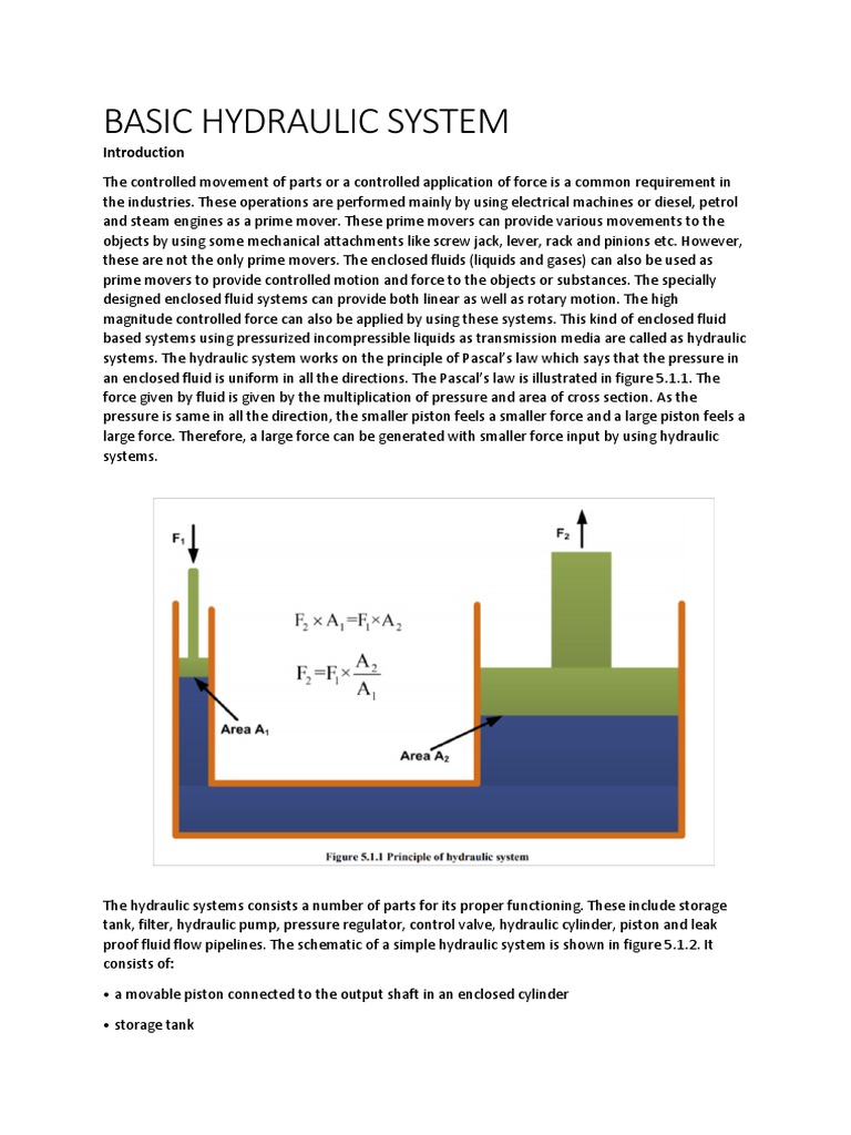 Basic Hydraulic System | PDF | Pump | Landing Gear