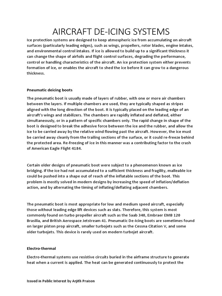 Aircraft Anti-Icing System | PDF | Aerospace Engineering | Aircraft