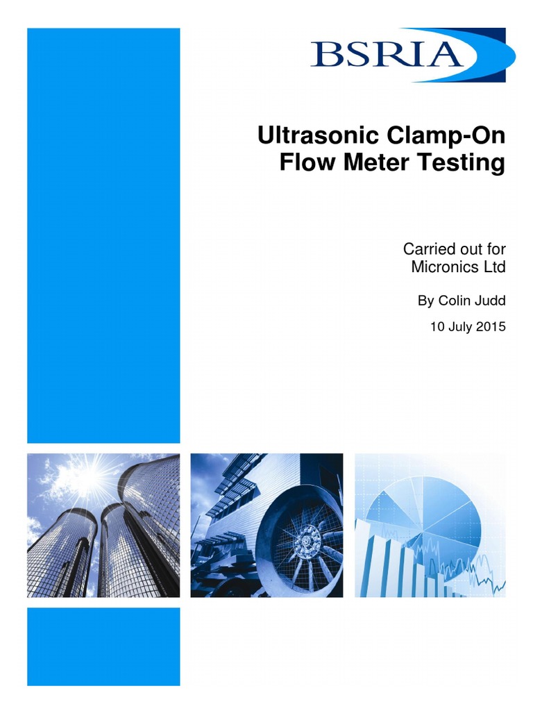 Bsria Report 58933 1 | PDF | Flow Measurement | Calibration