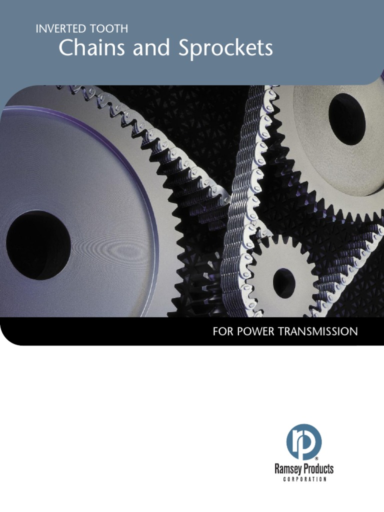 Silent Chain Drives & Sprockets Catalog | PDF | Transmission (Mechanics) | Gear