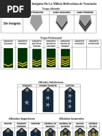 Rangos y jerarquías militares en Venezuela | PDF | Oficial general ...