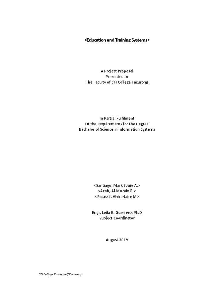 SAD Project Proposal Template | PDF | Software Development Process | Computer Engineering