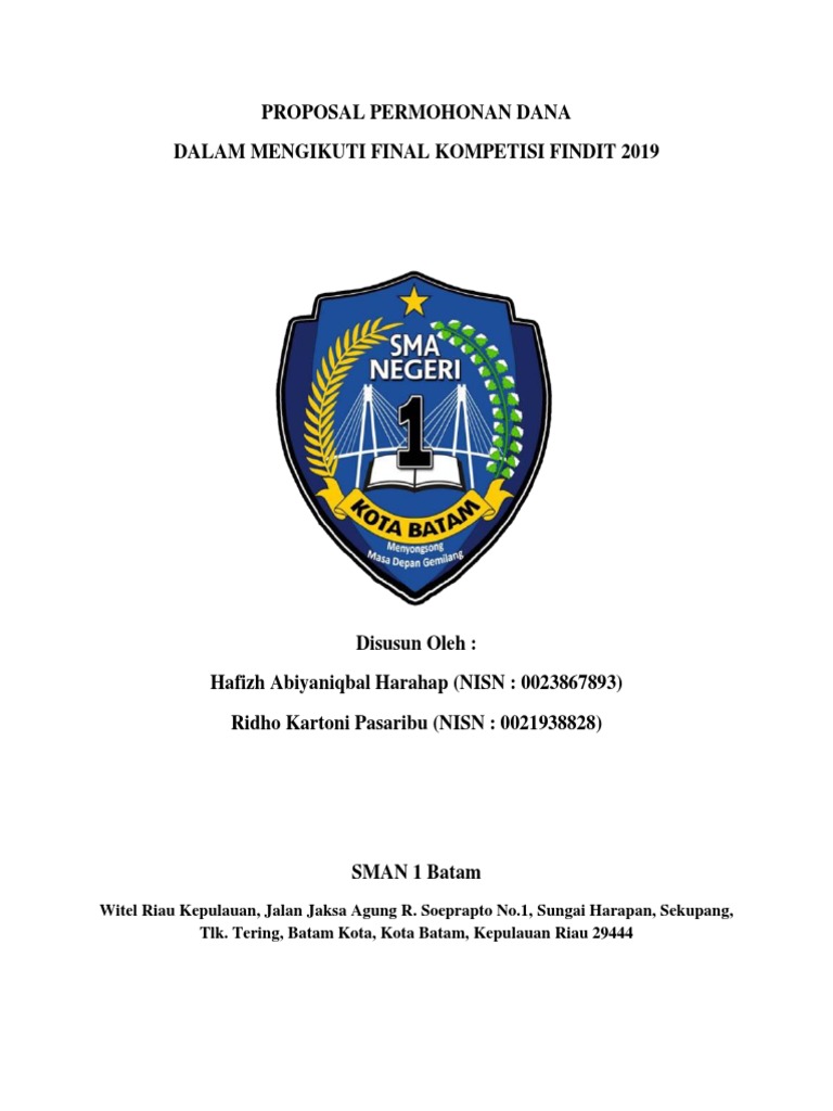 Contoh Proposal Dana Lomba | PDF