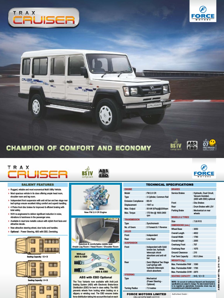 101 Trax Cruiser PDF | PDF | Anti Lock Braking System | Brake