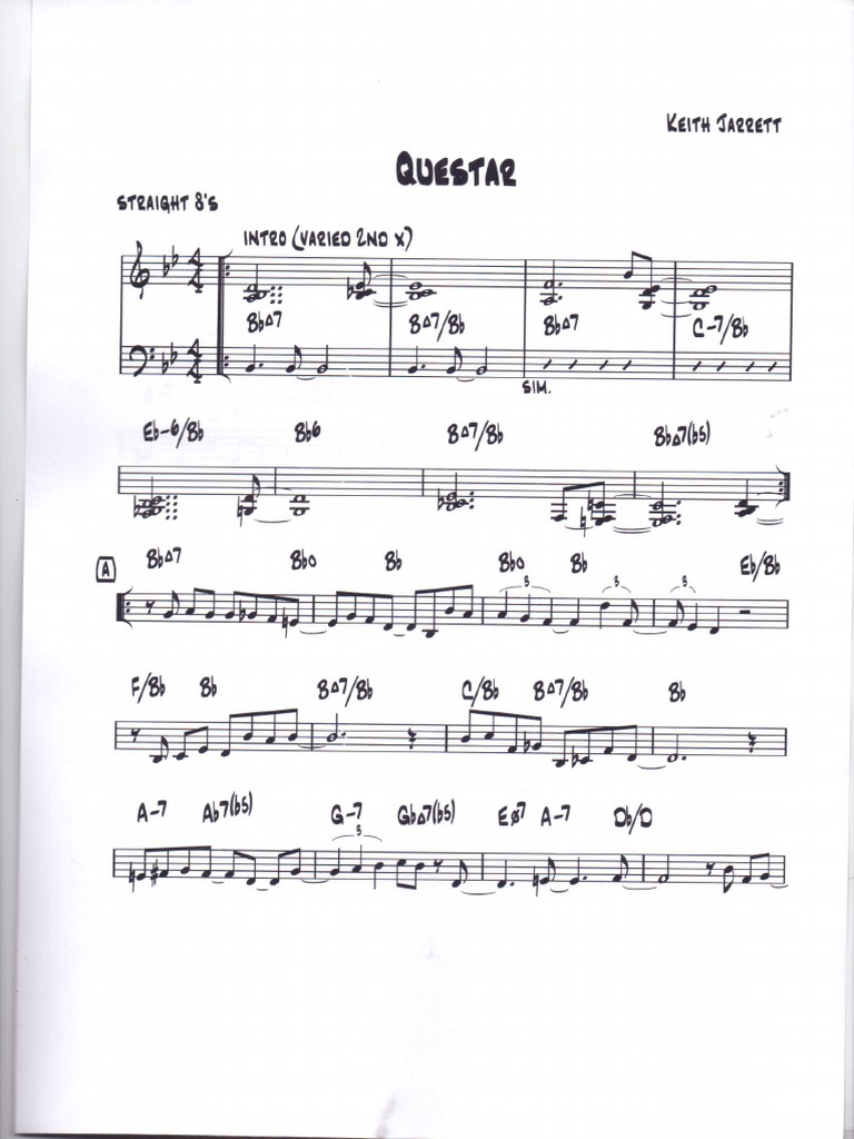 Questar Keith Jarrett | PDF