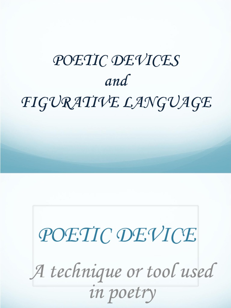 Elements of Poetry 3rd Grade | PDF