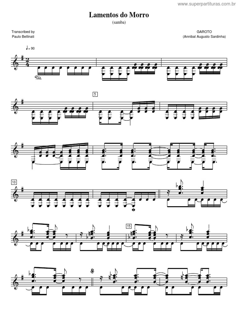 Lamentos-Do-Morro - Partitura PDF | PDF | Calligraphie latin | Graphèmes