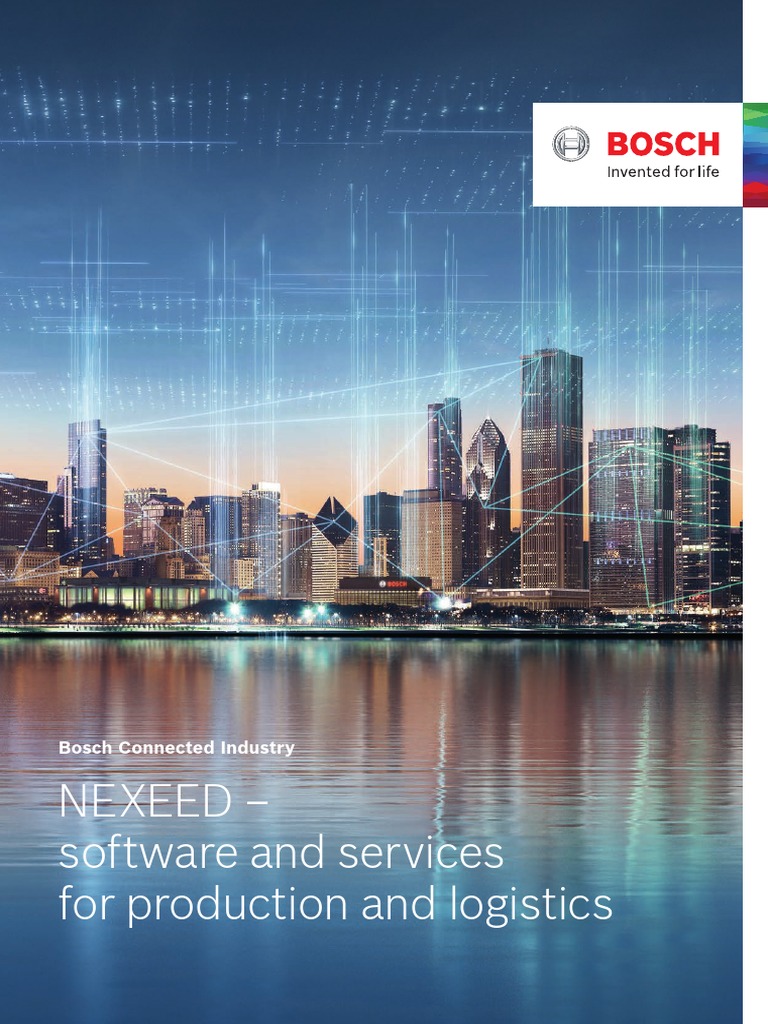 Bosch Connected Industry Brochure | PDF | Internet Of Things | Logistics