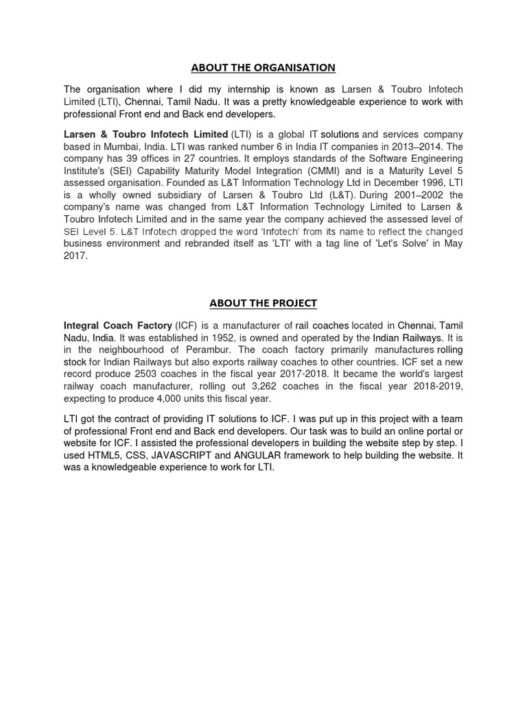 June 2019 Internship Project Abstract | PDF