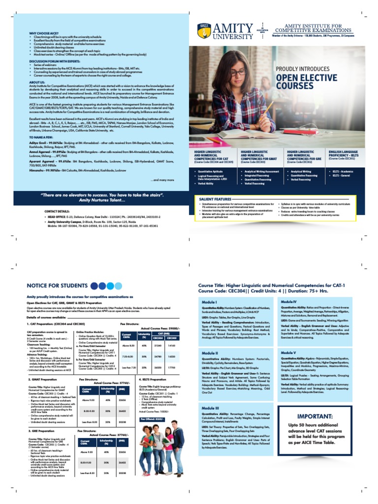 Open Elective Courses: Proudly Introduces | PDF | Graduate Record ...