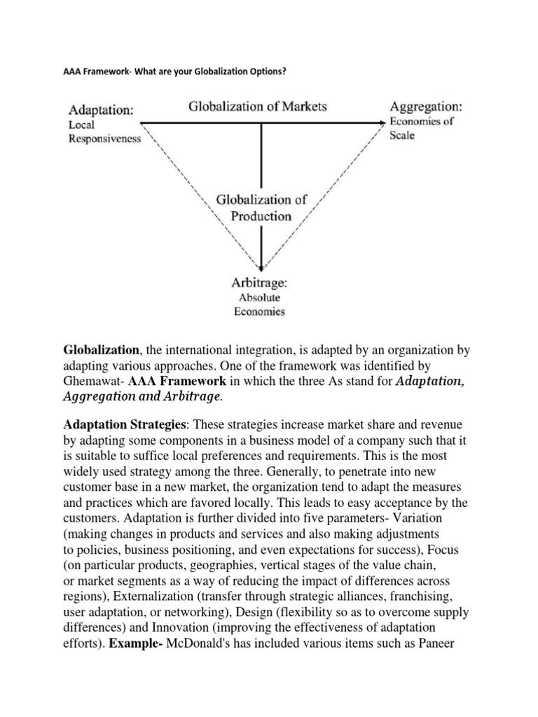 Understanding the AAA Framework: Adaptation, Aggregation, and Arbitrage ...