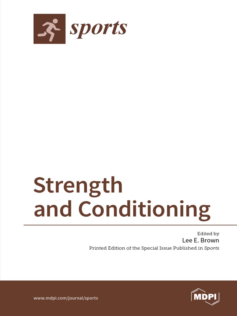 Strength And Conditioning PDF PDF Physical Therapy Strength Training