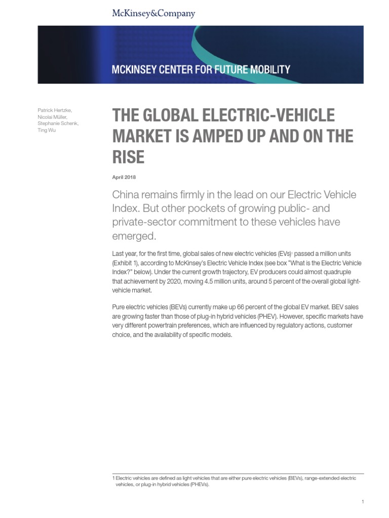 The Global Electric Vehicle Market Is Amped Up and On The Rise Web ...
