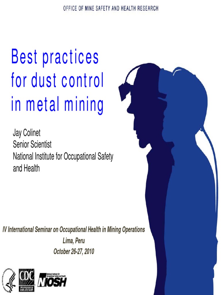 Best Practices for Dust Control in Underground Metal Mining: A Review ...