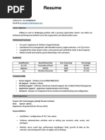 Intune & SCCM Administrator Resume | PDF | Microsoft Windows | Windows 10