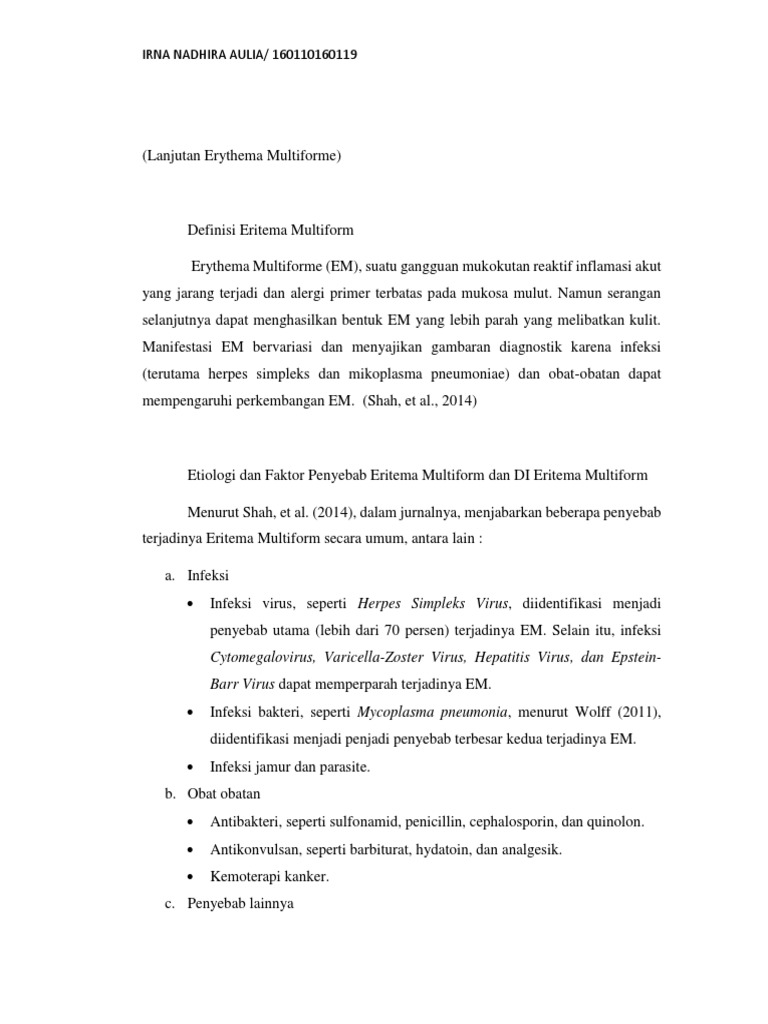 Eritema Multiforme | PDF