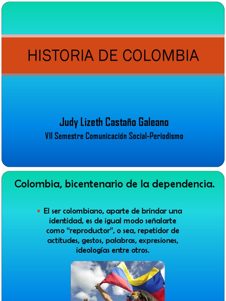 Diapositivas Sobre La Historia de Colombia1 | PDF | Panamá | Política ...