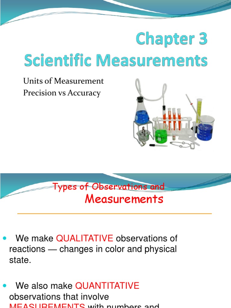 Scientific Measurement Basics | PDF | Accuracy And Precision | Measurement