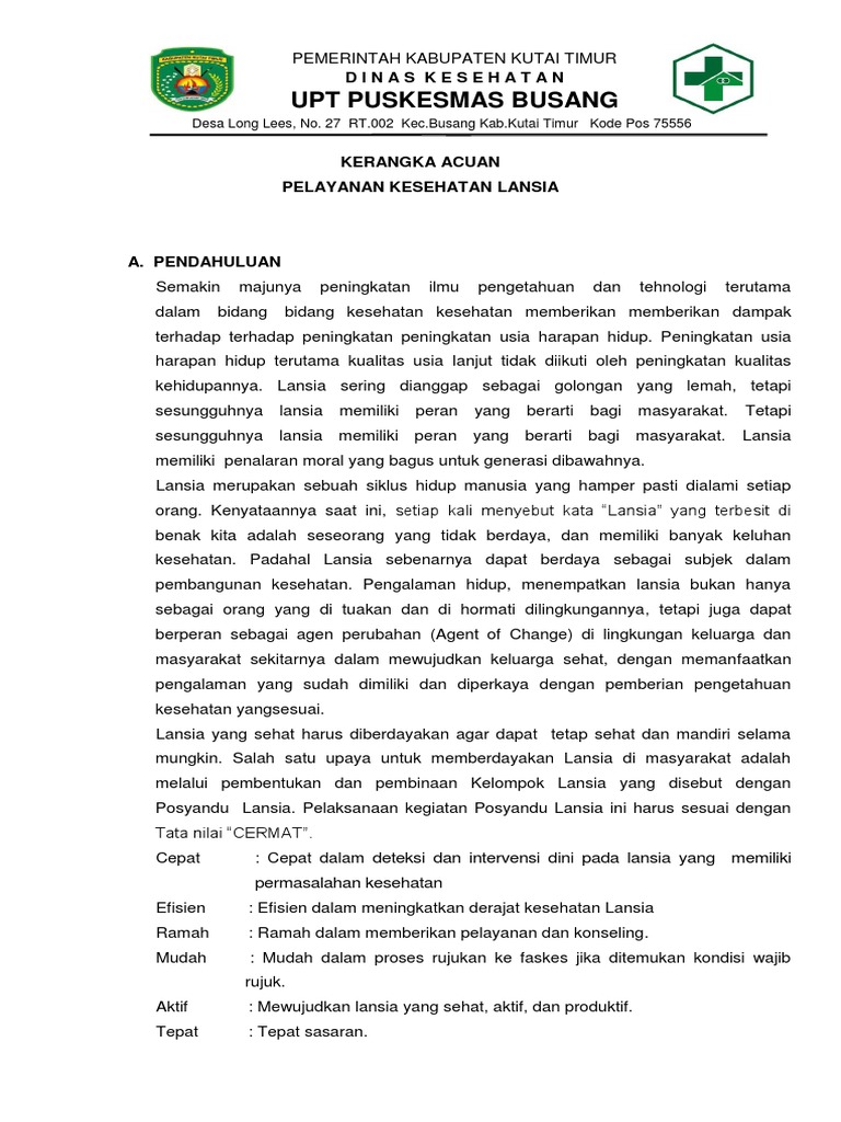 Kak Lansia | PDF | Pengembangan Diri