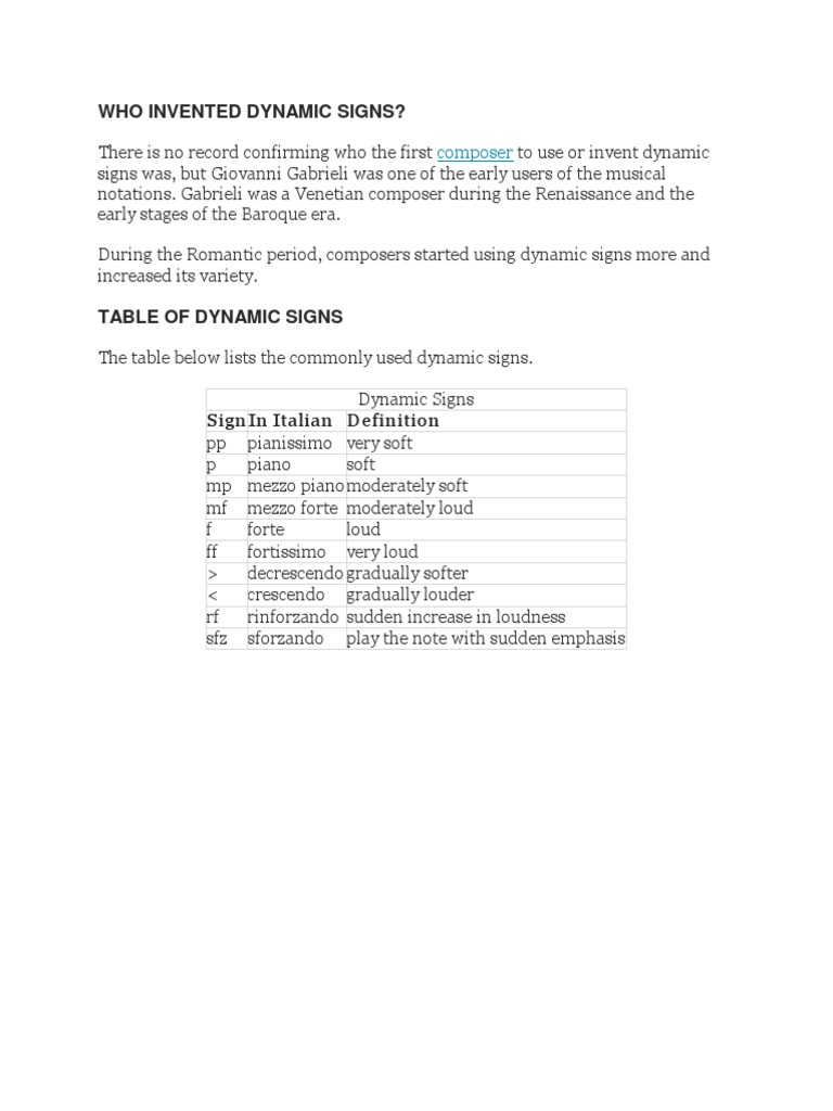 Who Invented Dynamic Signs | PDF