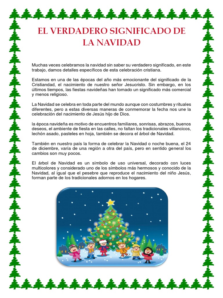 El Verdadero Significado de La Navidad | PDF