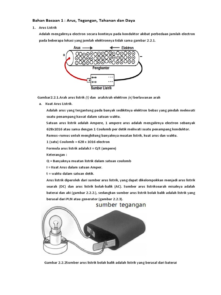 Materi Kelistrikan | PDF