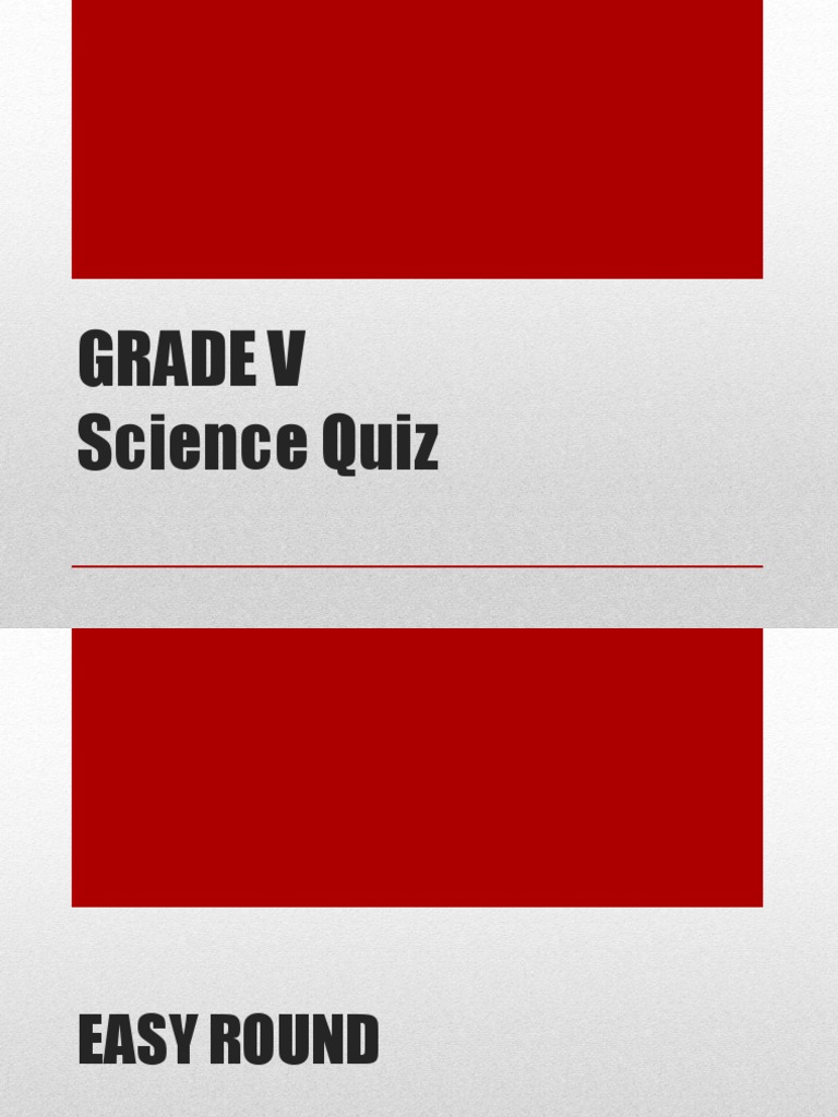 Dist Science Quiz Bee | PDF | Atmosphere Of Earth | Breathing