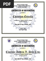 Certificate Intrams Winners - Short | PDF