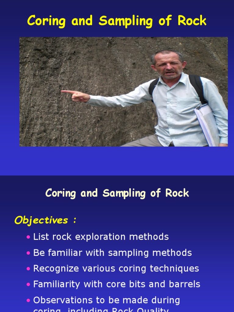 A Comprehensive Guide to Rock Coring and Sampling Techniques | PDF ...