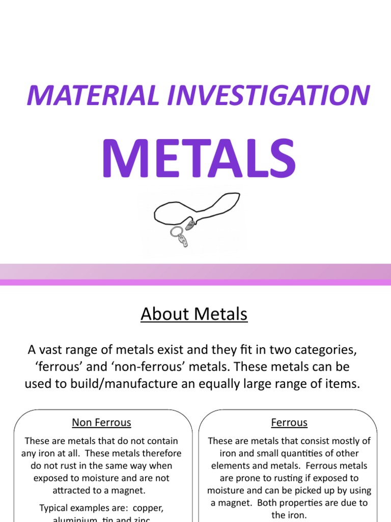 Year 7 Metals | PDF | Metals | Steel