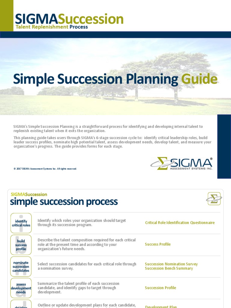 Simple Succession Planning Guide | PDF | Competence (Human Resources ...